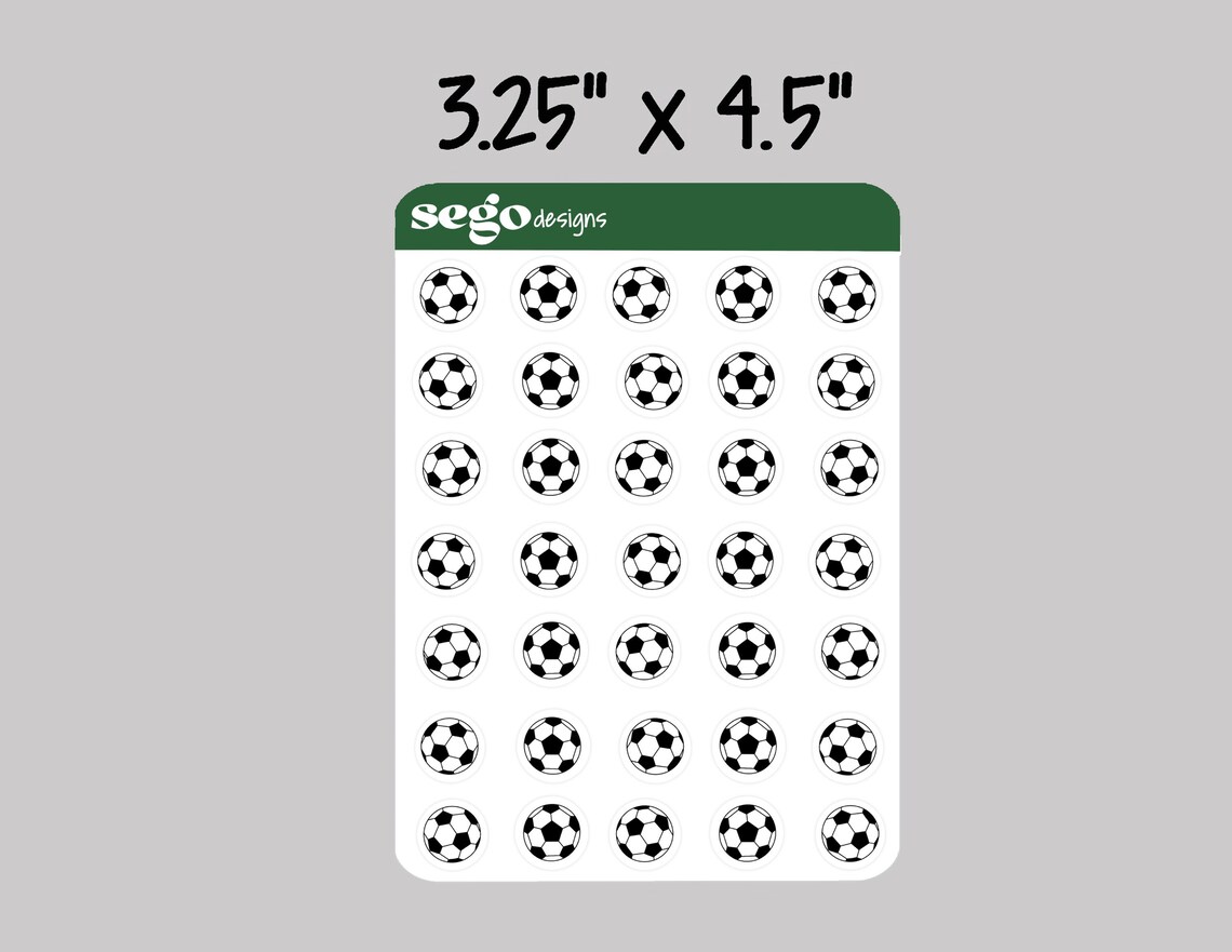 Soccer Practice Stickers Soccer Stickers Soccer Practice | Etsy