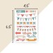 Banner Planner Stickers, Planner Stickers, Pastel Planner Stickers ...