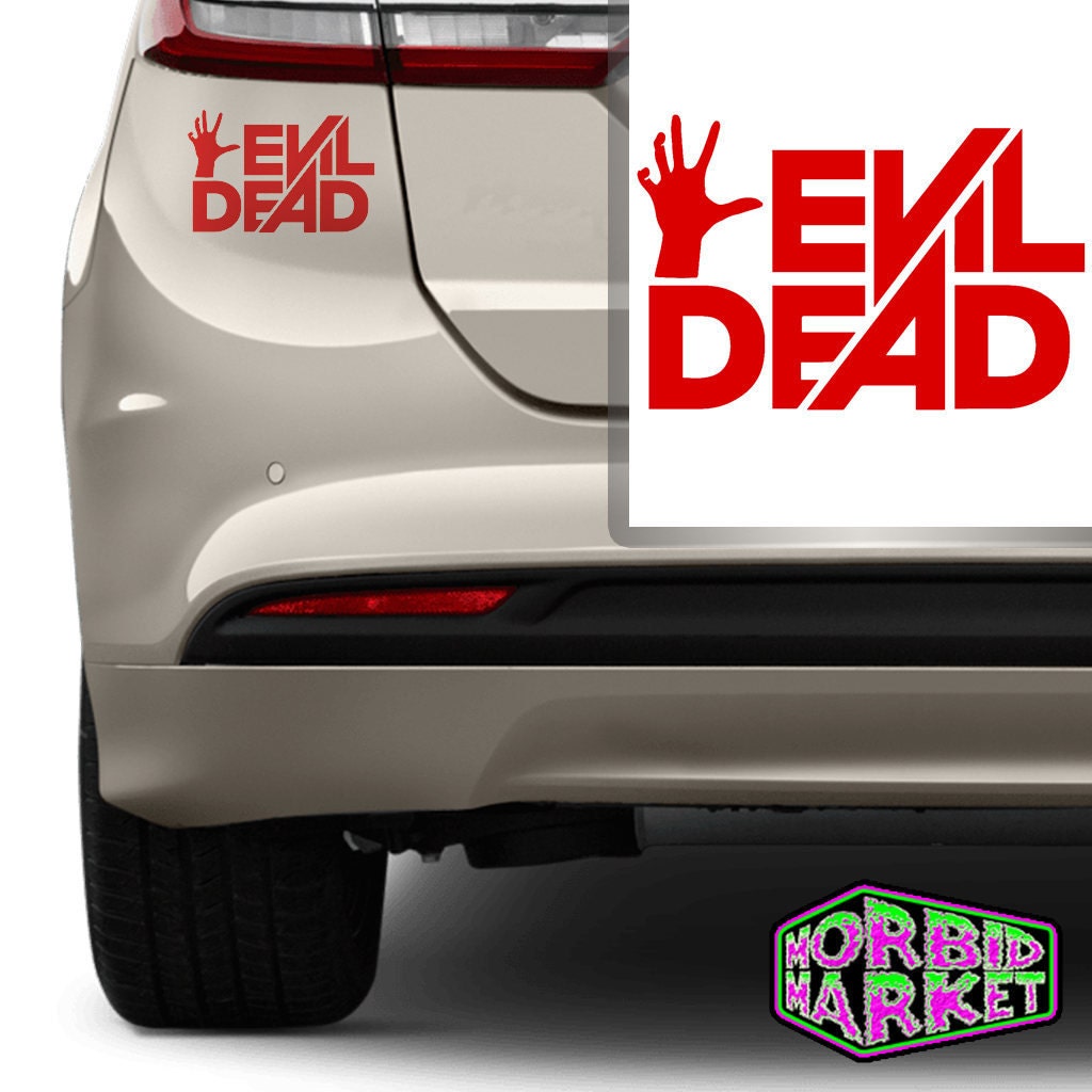 Vinyl Decal Evil Dead Logo Print Car Bumper Sticker Wall Decor | Etsy