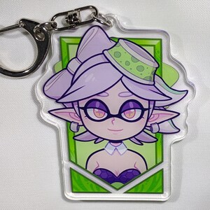 3 Splatoon Callie & Marie Double Sided Keychain Charm Acrylic Itabag - Etsy