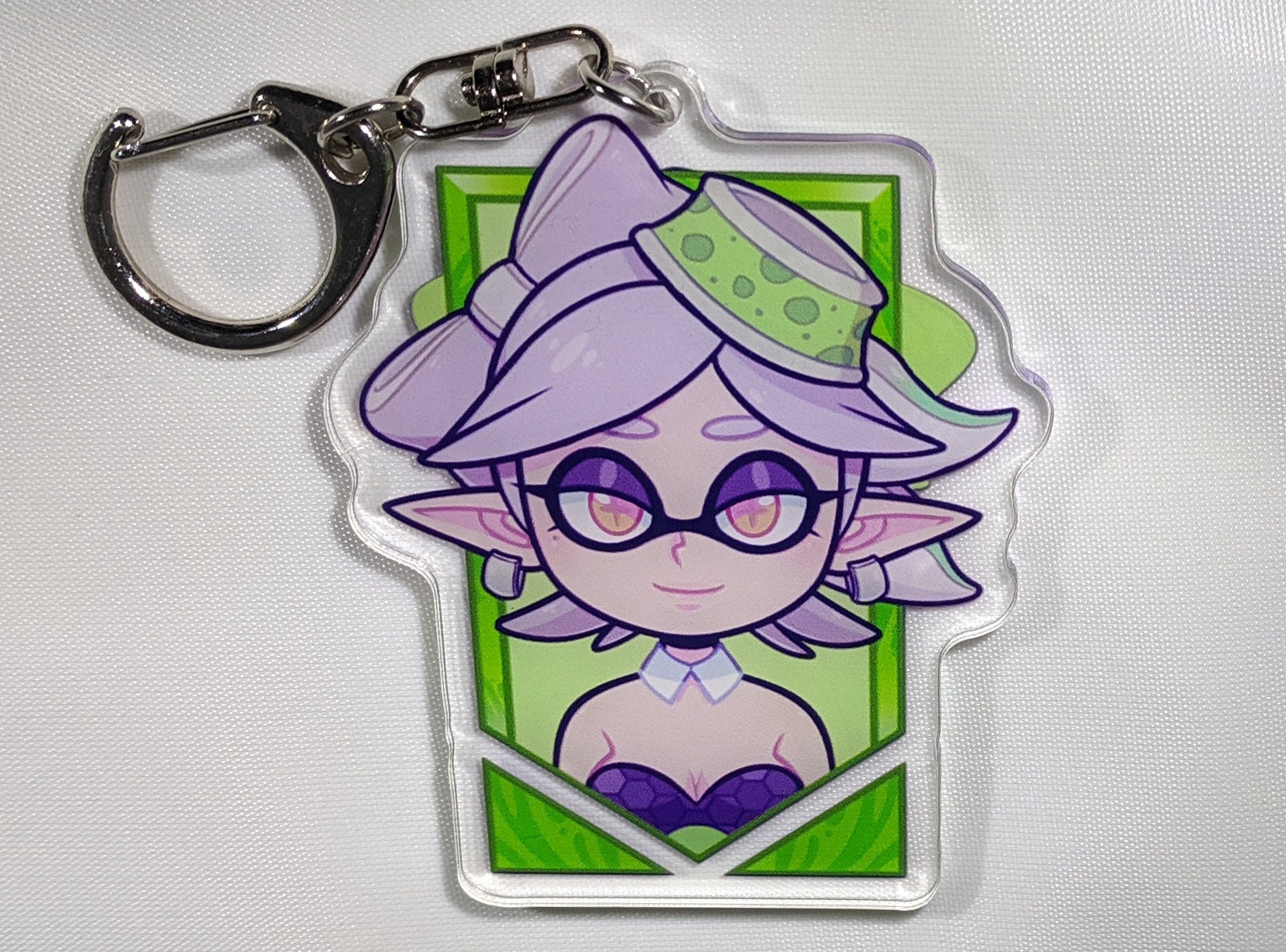 3 Splatoon Callie & Marie Double Sided Keychain Charm - Etsy