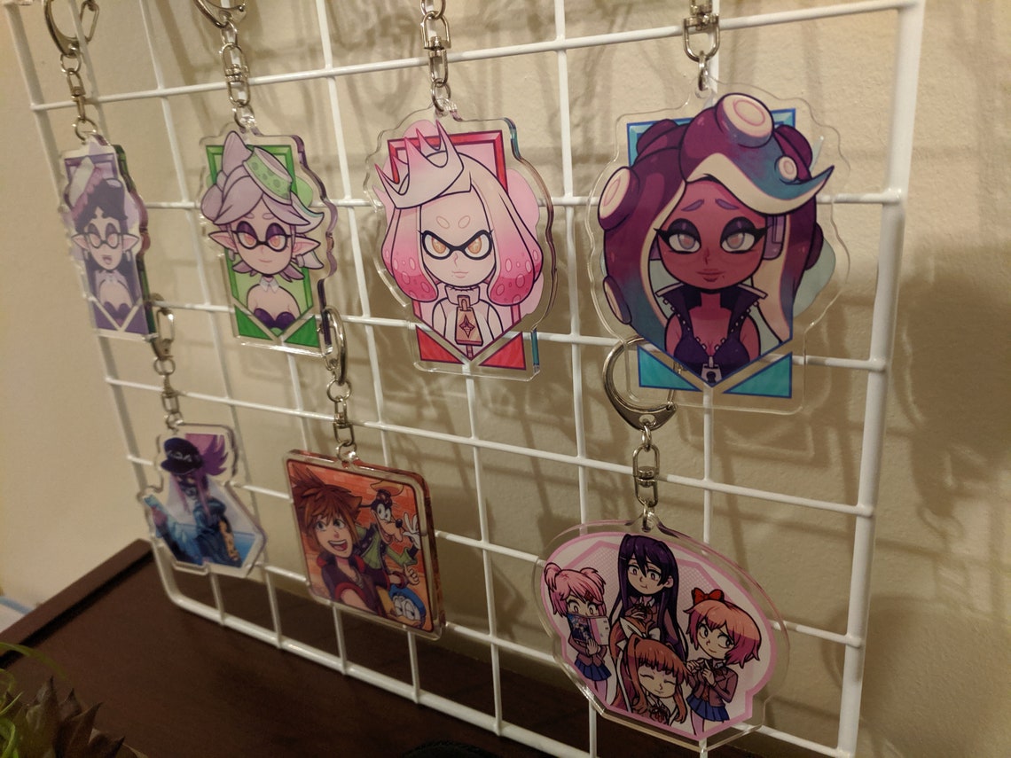3 Splatoon Callie & Marie Double Sided Keychain Charm - Etsy