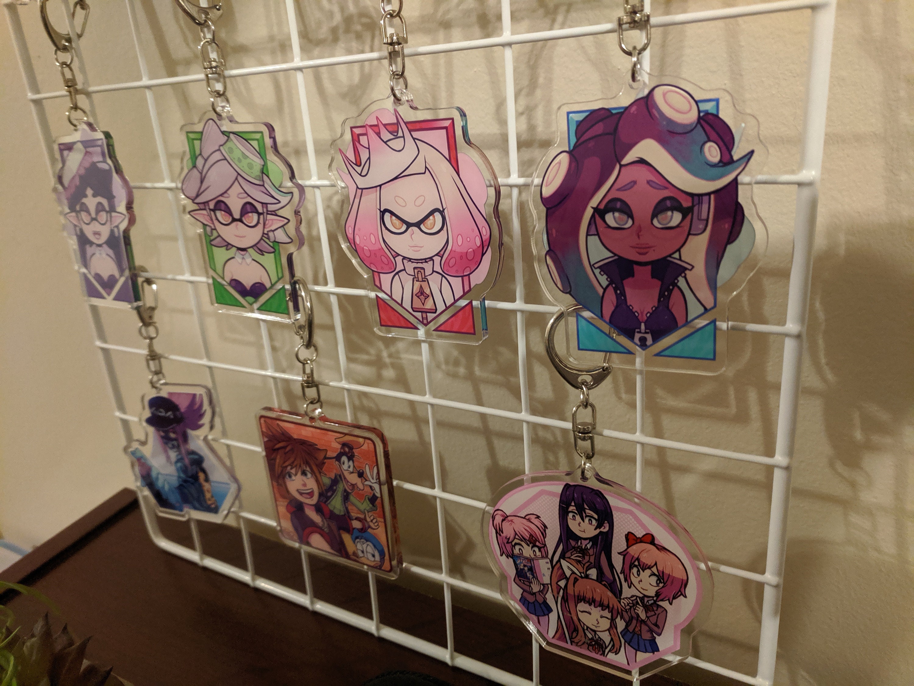 3 Splatoon Callie & Marie Double Sided Keychain Charm - Etsy