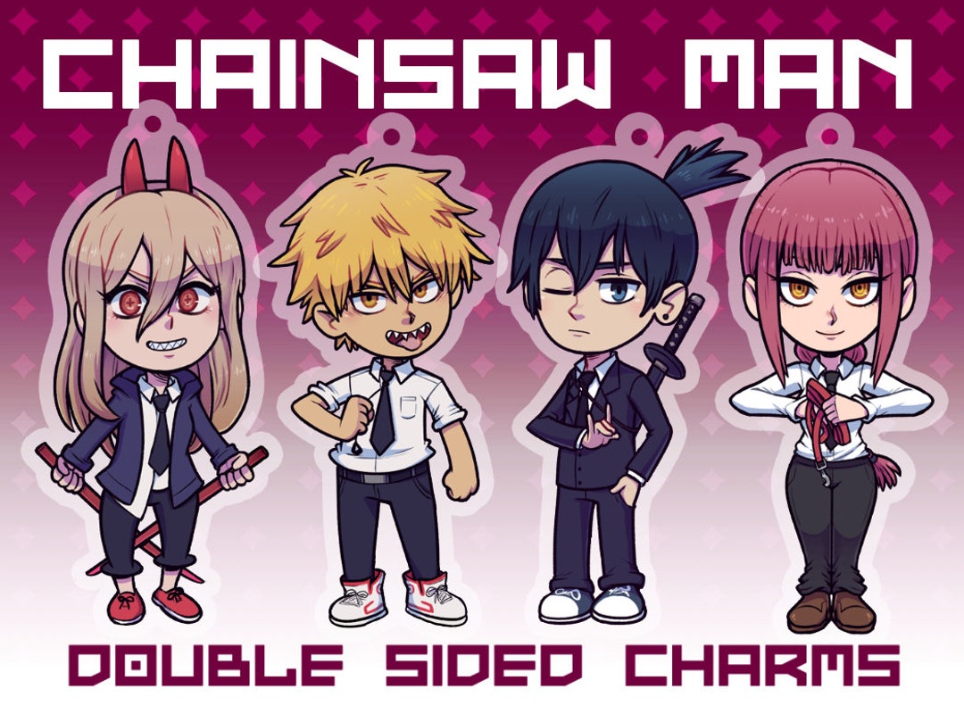2.5 CS Man Keychain Charms Double Acrylic Double Sided Itabag - Etsy