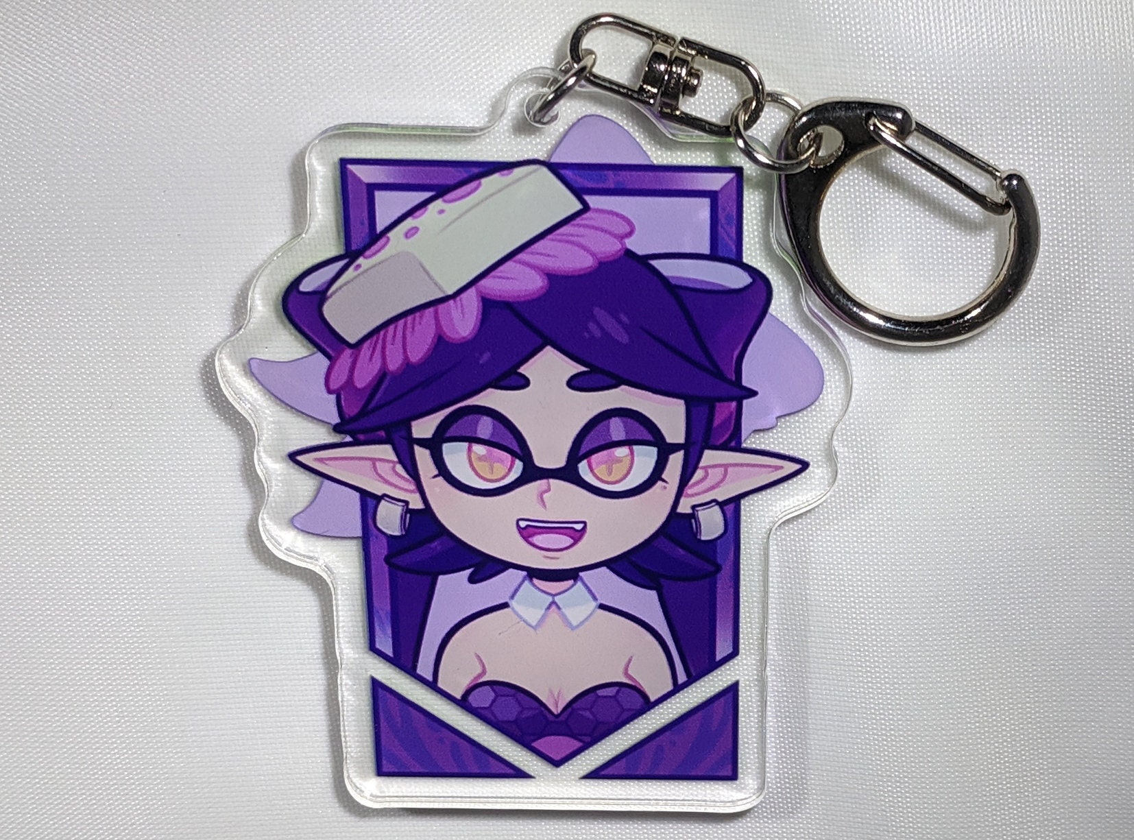 3 Splatoon Callie & Marie Double Sided Keychain Charm - Etsy