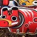 Akabeko – "red Cow/bull" - Hariko Toy Sticker - Etsy