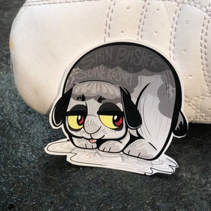 Sunekosuri - Shin Basher - Yokai Sticker - Etsy
