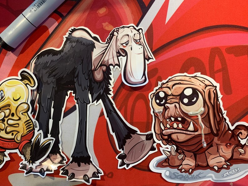 Hugag fearsome Critters 1910 Cryptid Sticker | Etsy