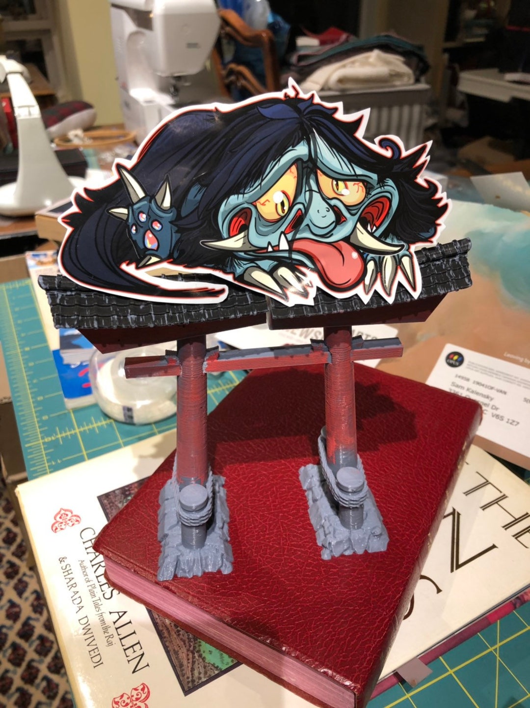 Otoroshi - Yokai Sticker - Etsy