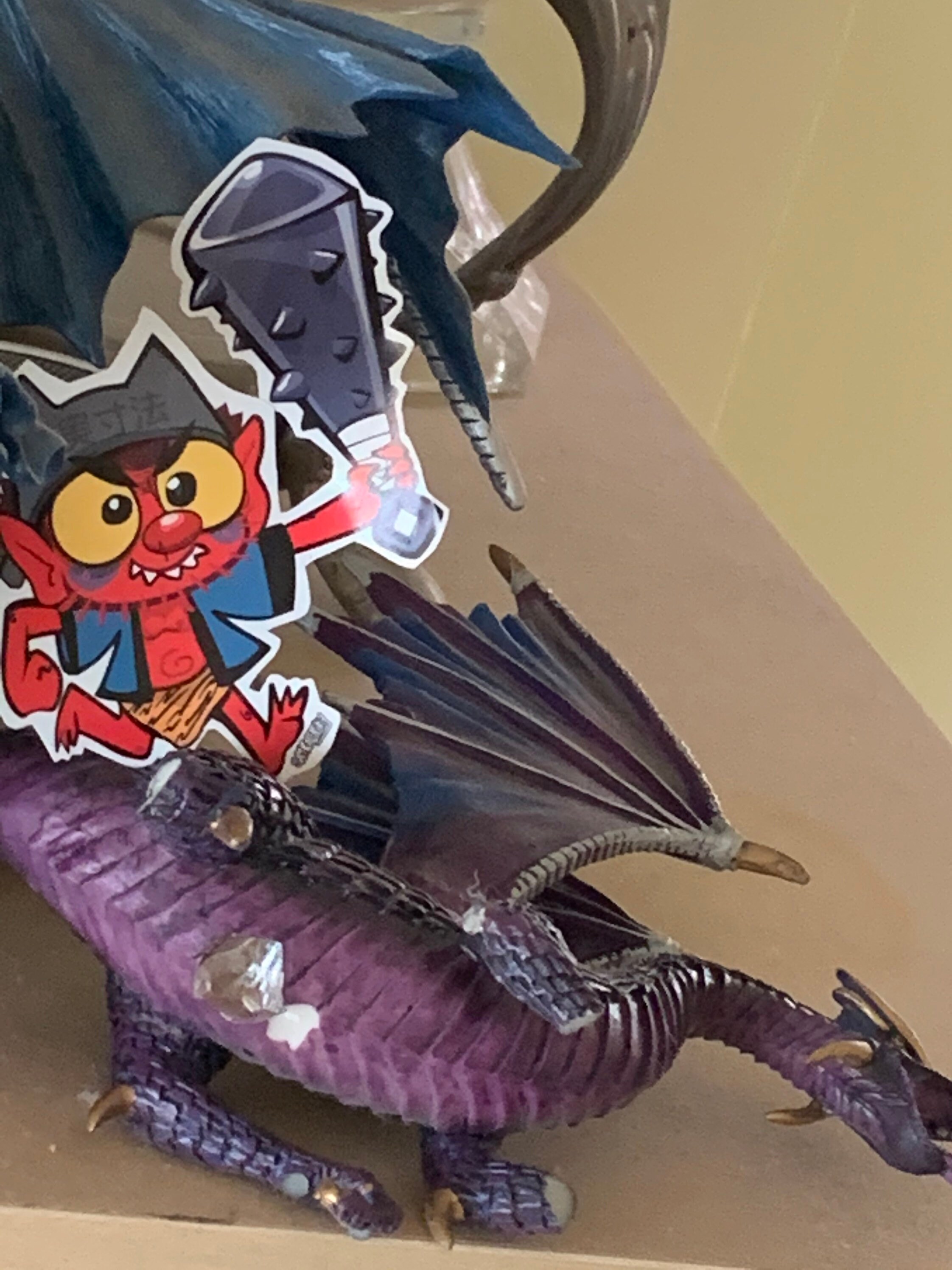 Yanari Tiny Oni Yokai Sticker - Etsy