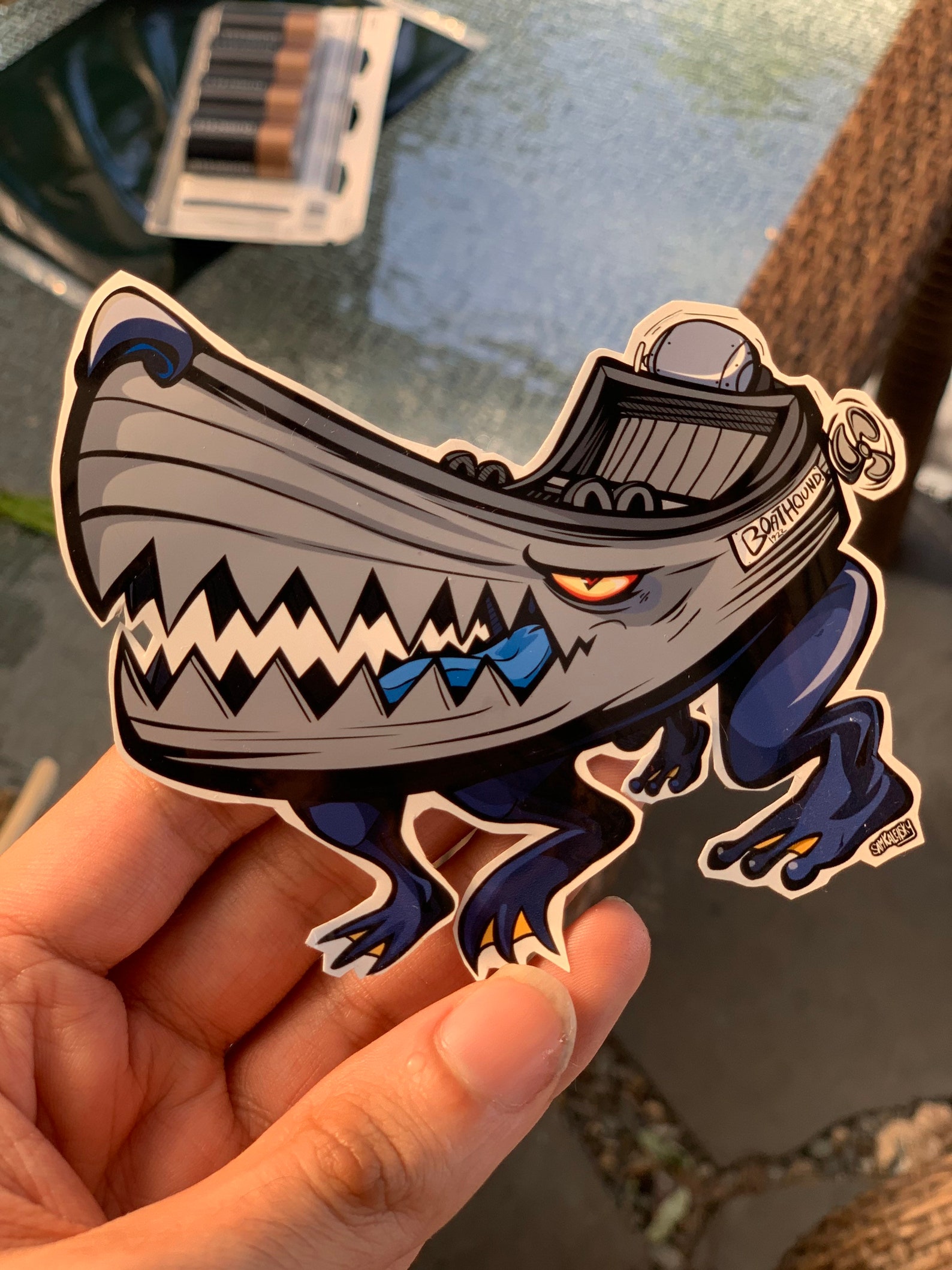 Boat Hound - [fearsome Critter] Cryptid Sticker. - Etsy