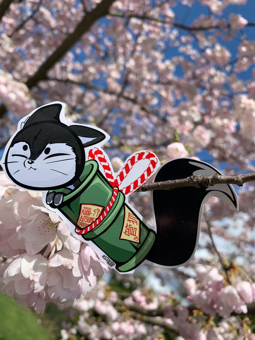 Kuda-gitsune - Pipefox - [yokai] Sticker - Etsy
