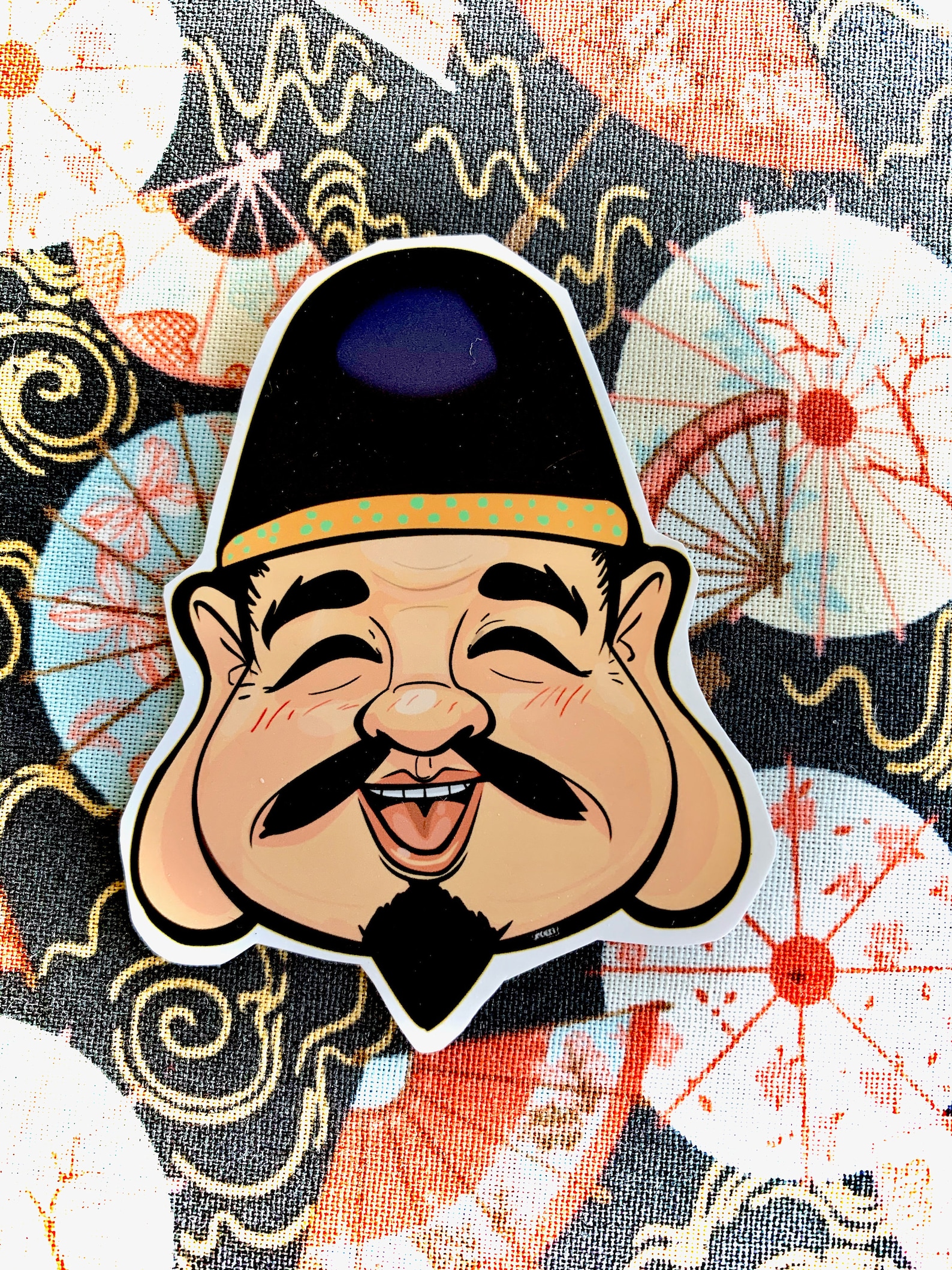 Daikokuten & Ebisu did You Noh Mask Stickers. - Etsy Canada