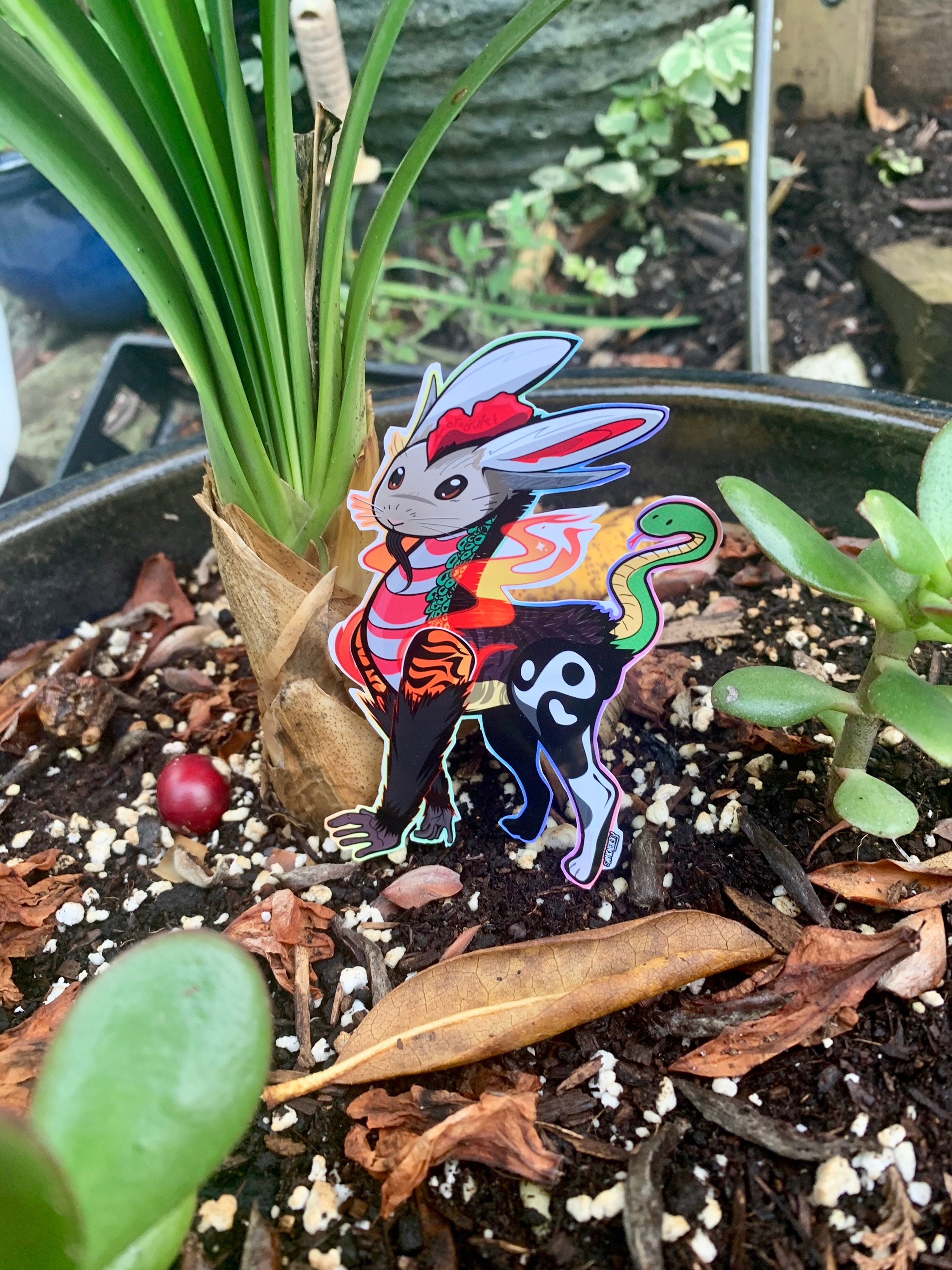 The Magnificent Kotobuki - Zodiac Chimera - Yokai Sticker - Etsy Ireland