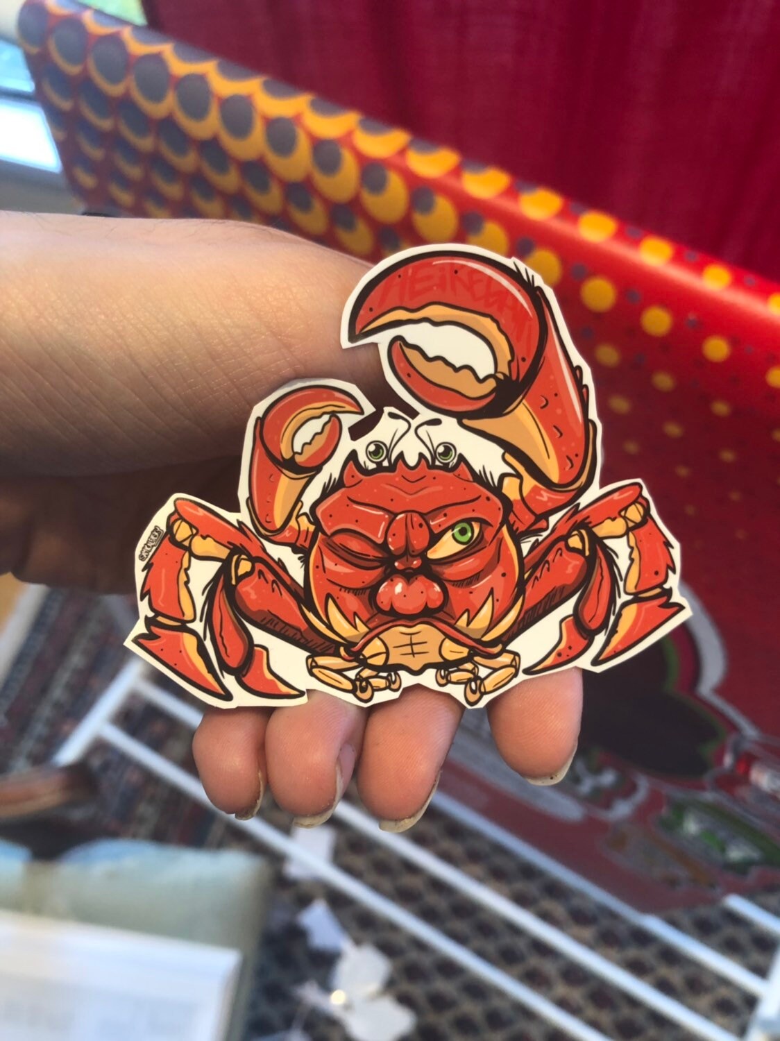 Heikegani Samurai Ghost Crab Stickers - Etsy