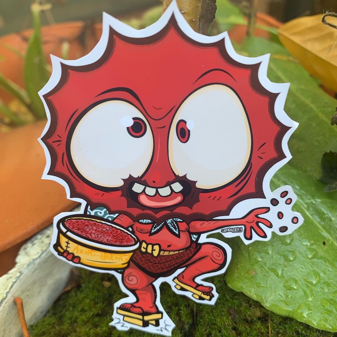 Azuki Hakari - Yokai Sticker - Etsy