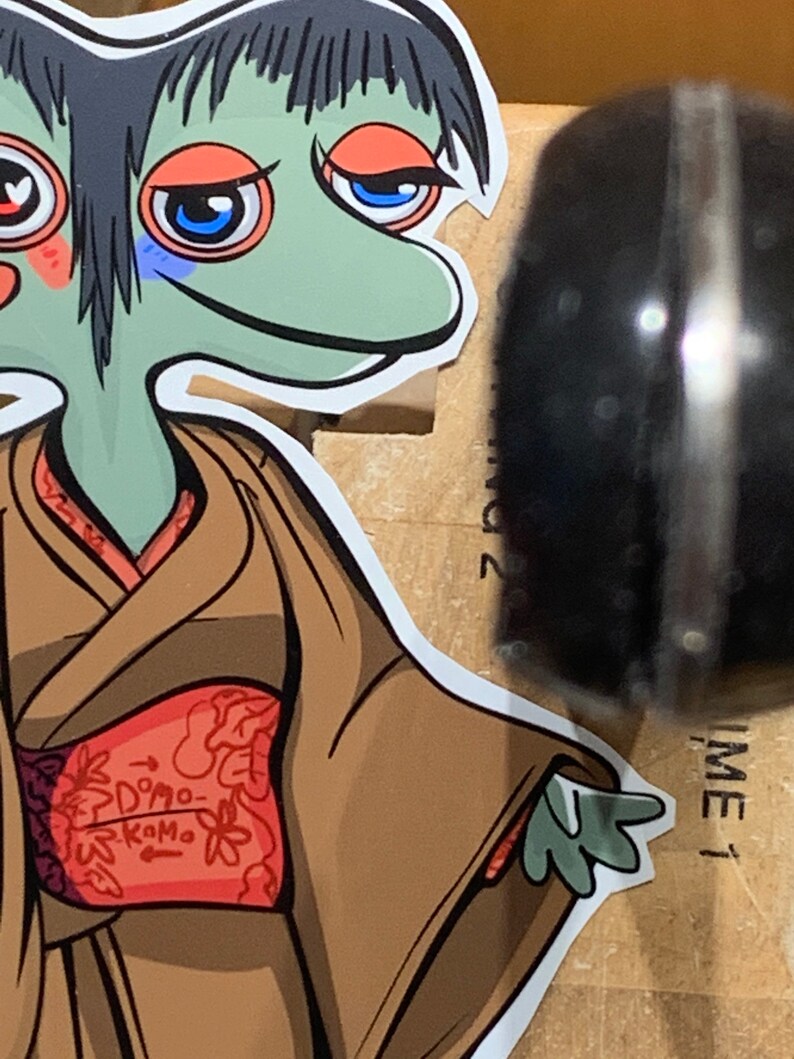 Domokomo - Two Face - Yokai Sticker. - Etsy Canada