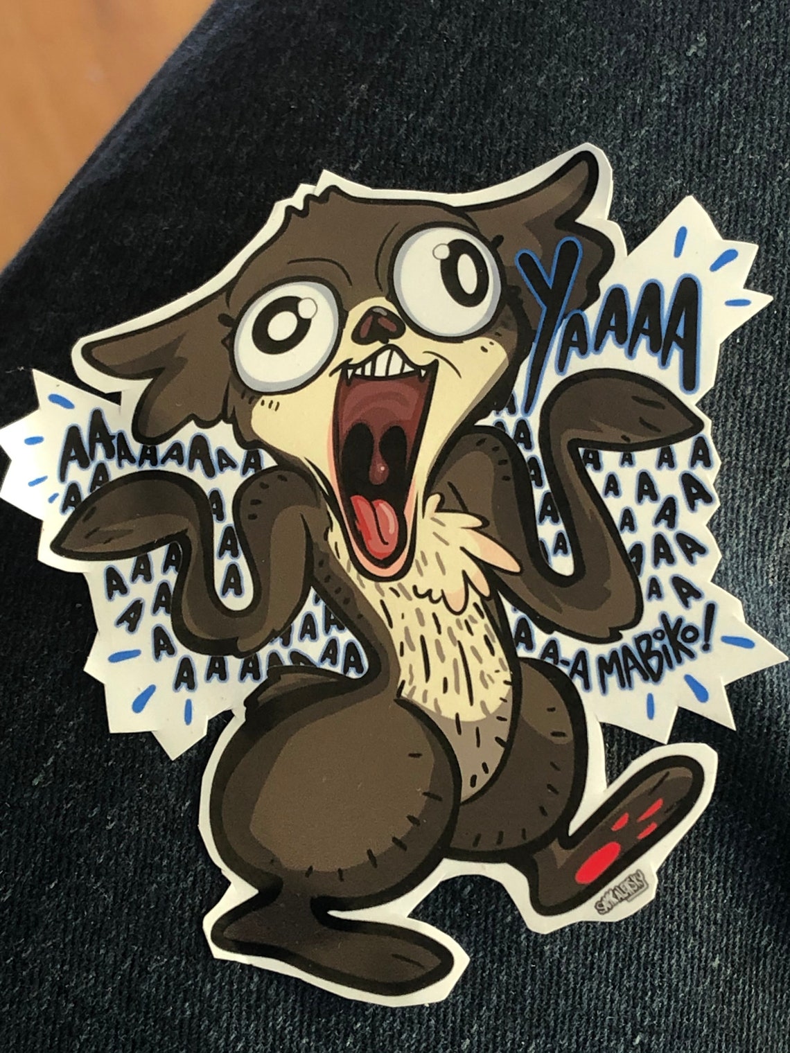 Yamabiko Echo - Yokai Sticker - Etsy Canada