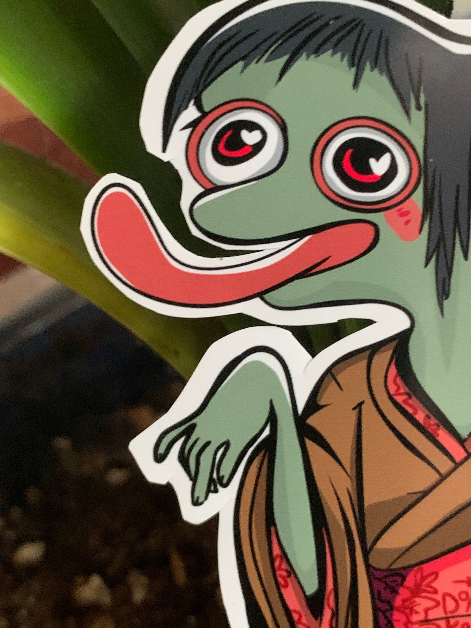 Domokomo - Two Face - Yokai Sticker. - Etsy Canada