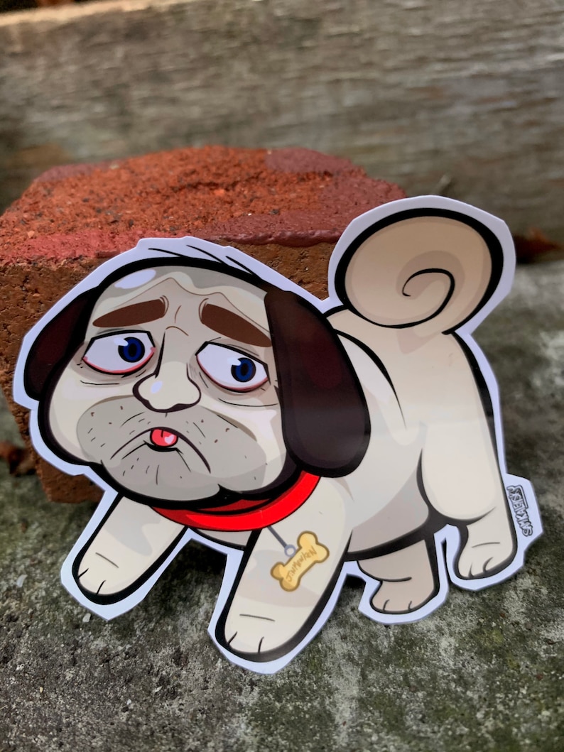 Jinmenken - perro con cara de hombre - Pegatina yokai Urban Legend ...