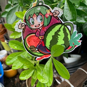 Uriko Hime - Melon Princess - Folktale Sticker - Etsy
