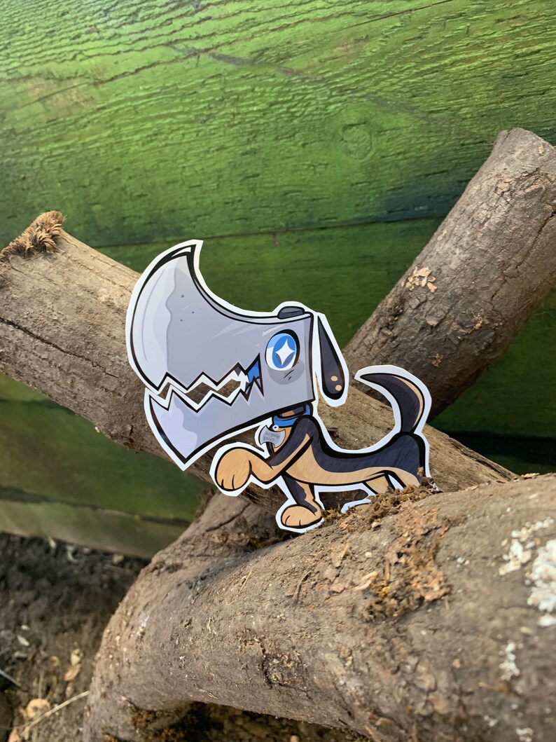 The Axe Handle Hound Fearsome Critter Cryptid Sticker - Etsy