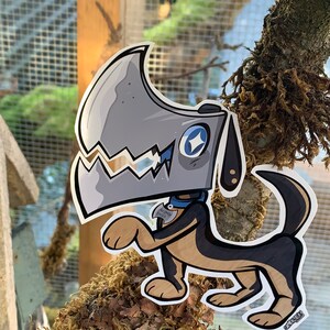The Axe Handle Hound Fearsome Critter Cryptid Sticker - Etsy