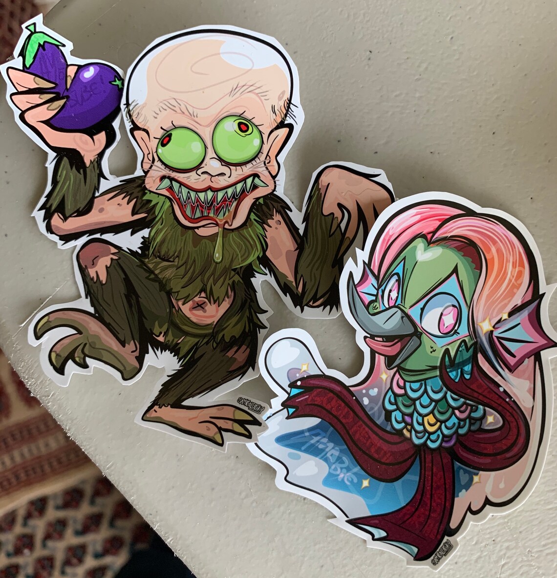Hyōsube Yokai Art Sticker - Etsy