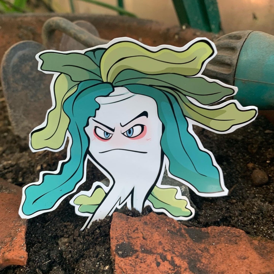 Obake Daikon - [yokai] Raddish Sticker - Etsy