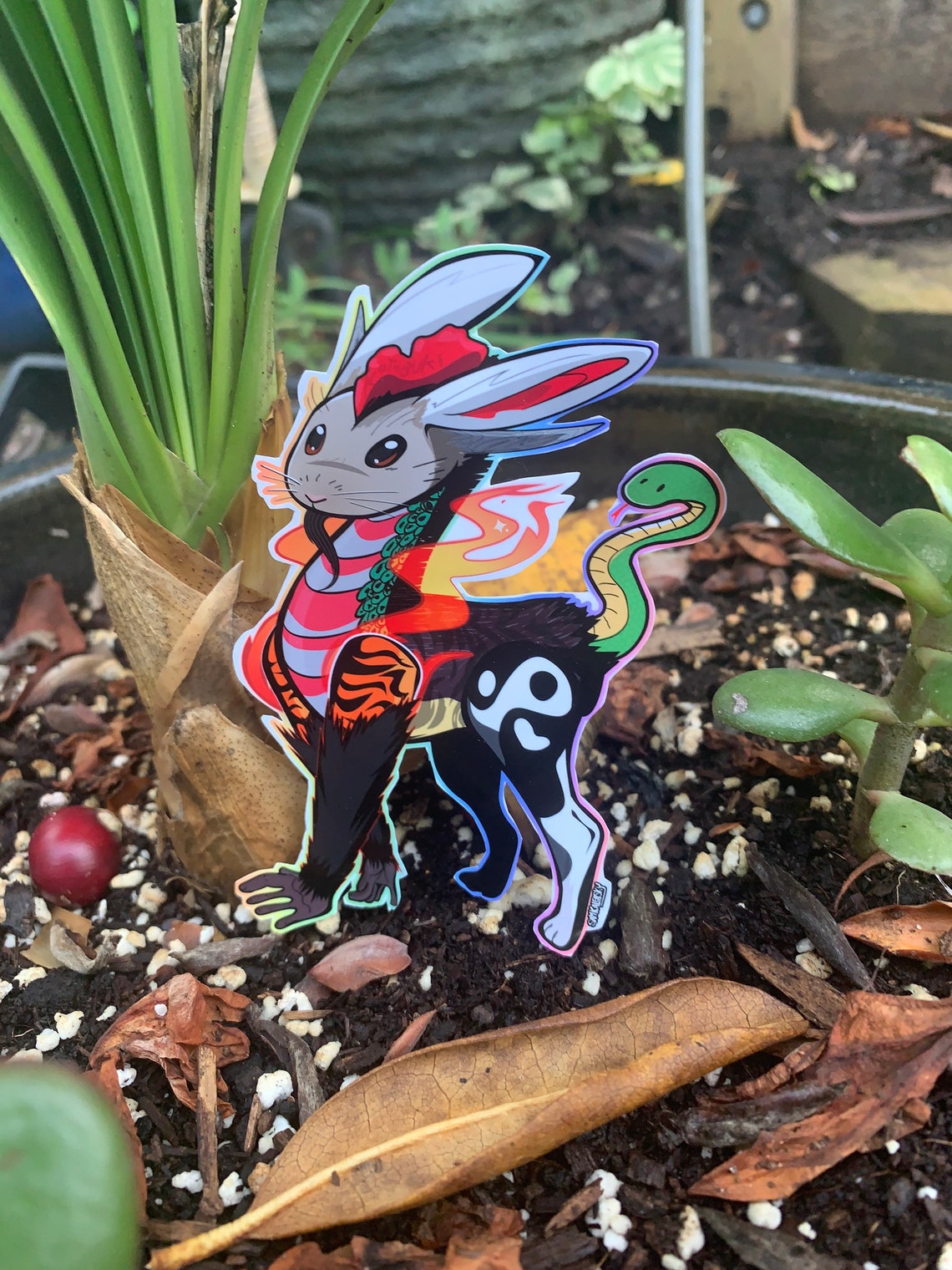 The Magnificent Kotobuki - Zodiac Chimera - Yokai Sticker - Etsy Canada