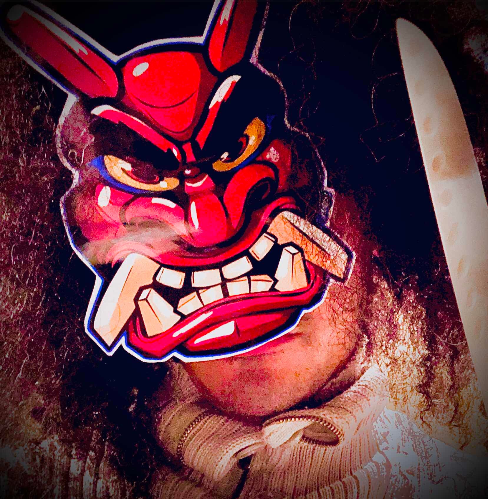 Namahage did You Noh Mask Stickers | Etsy