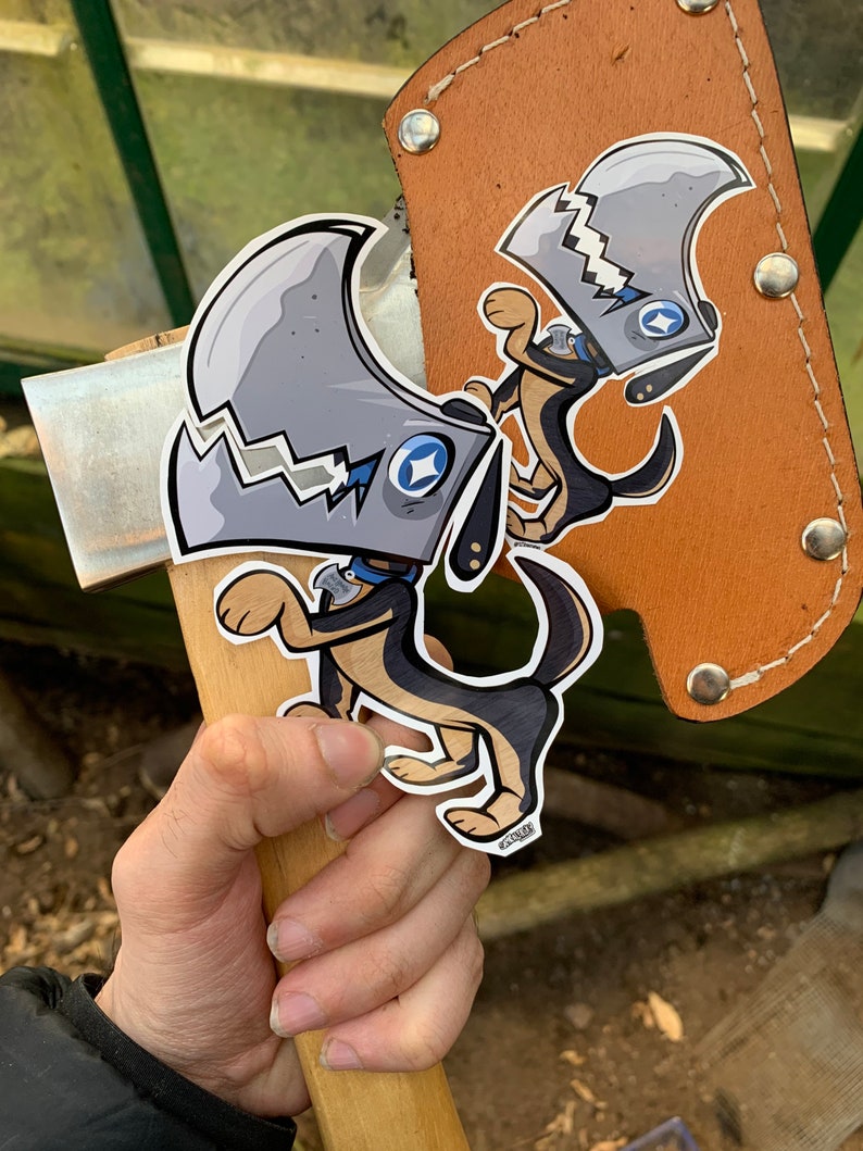 The Axe Handle Hound Fearsome Critter Cryptid Sticker - Etsy