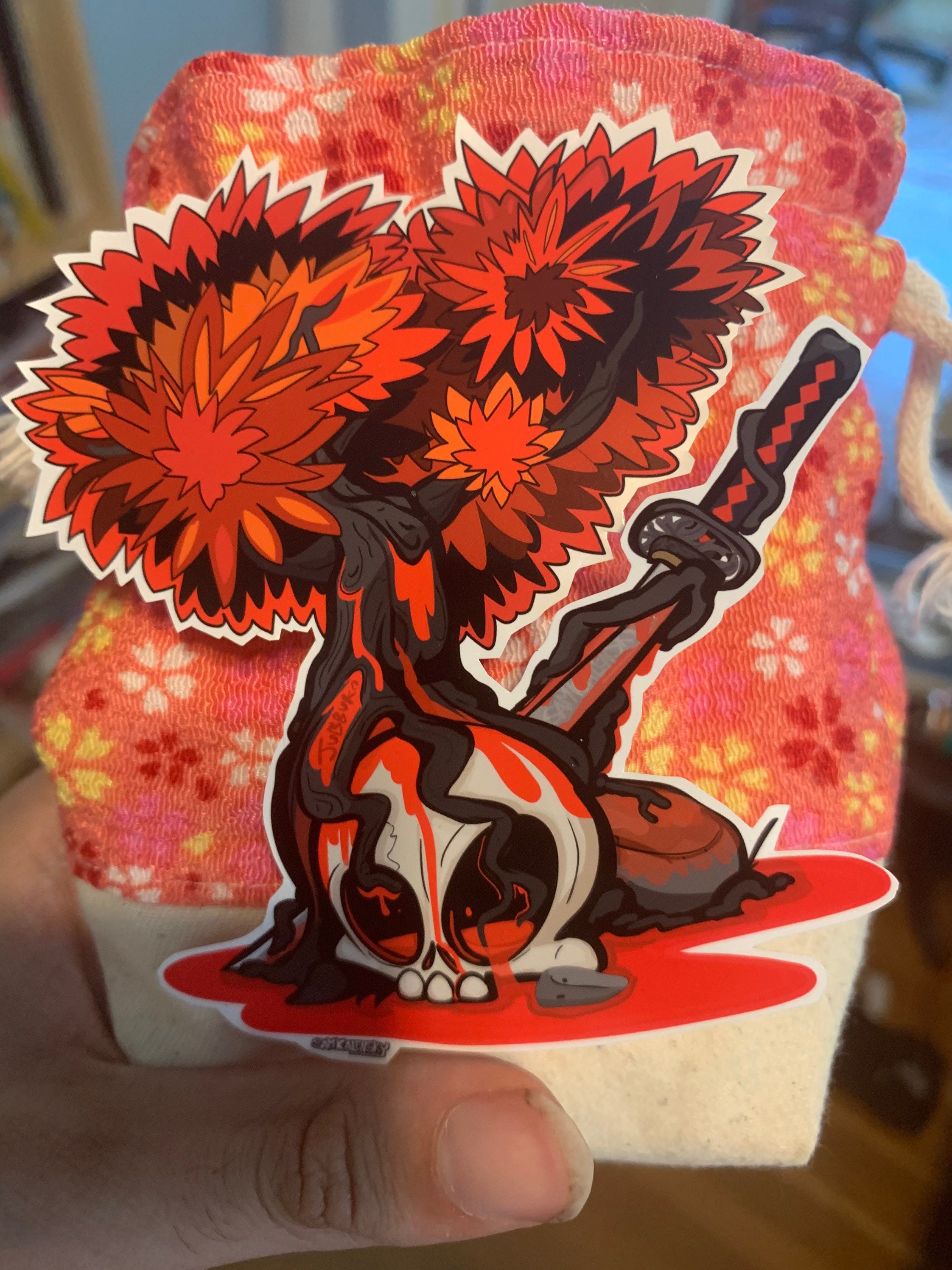 Jubokko Blood Sucking Tree Yōkai Bonsai Sticker - Etsy UK