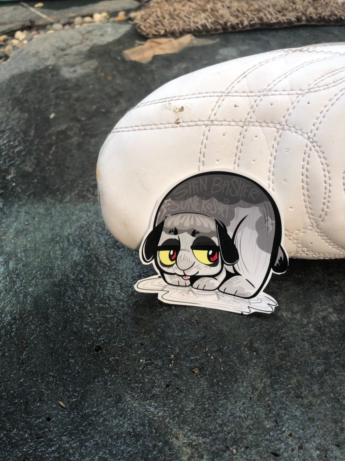 Sunekosuri Shin Basher Yokai Sticker - Etsy