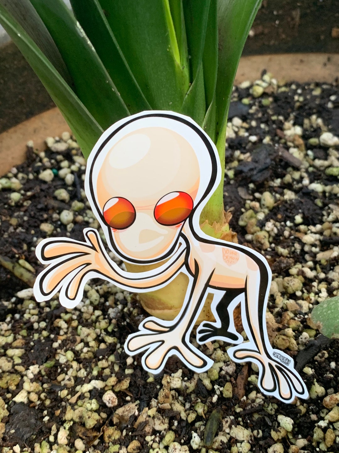 The Dover Demon - Cryptid Sticker. - Etsy
