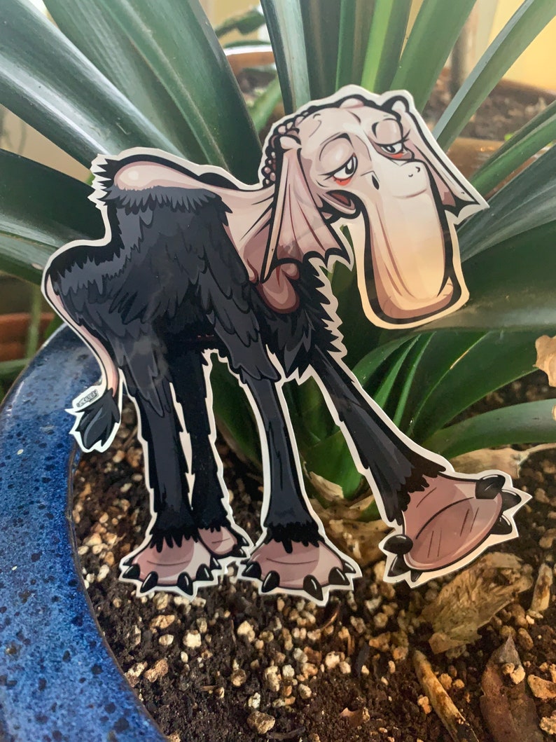 Hugag fearsome Critters 1910 Cryptid Sticker - Etsy