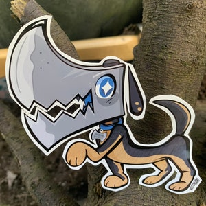 The Axe Handle Hound Fearsome Critter Cryptid Sticker - Etsy
