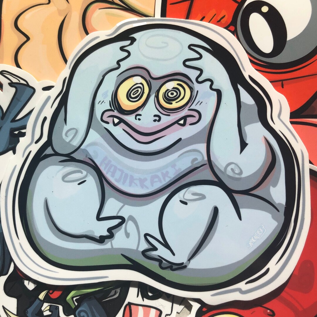Hajikkaki - Shy Ghost - Yokai Sticker - Etsy