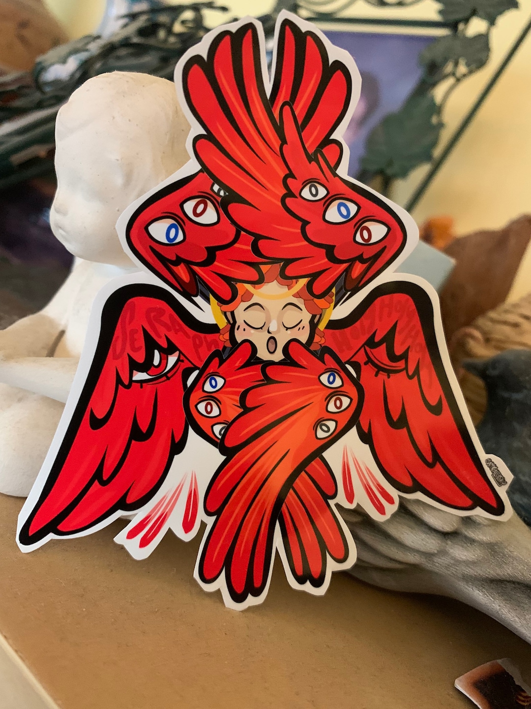 Seraphim - the Burning Ones - [ Angel Sticker ] - Etsy
