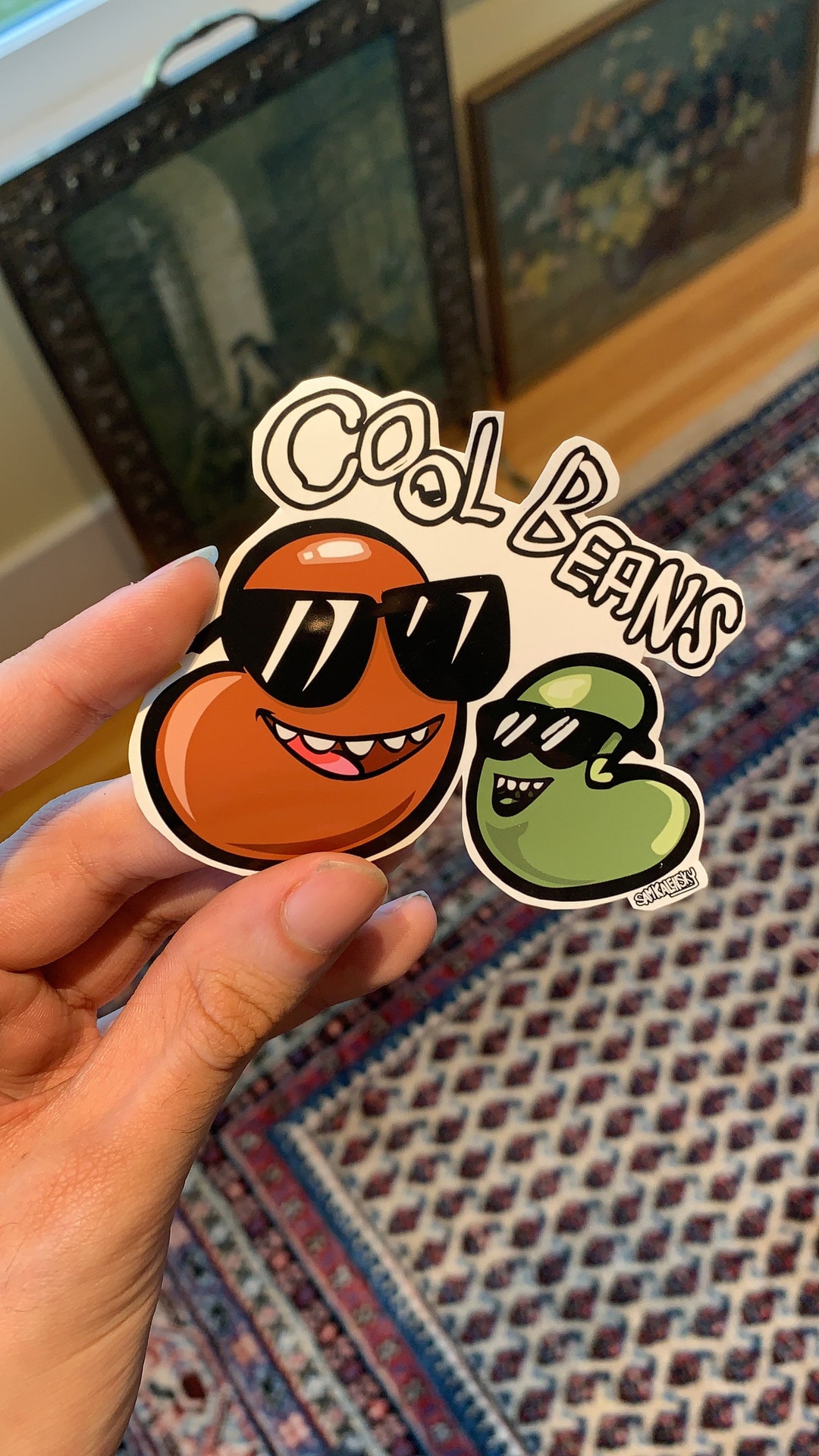 Cool Beans [sticker] - Etsy