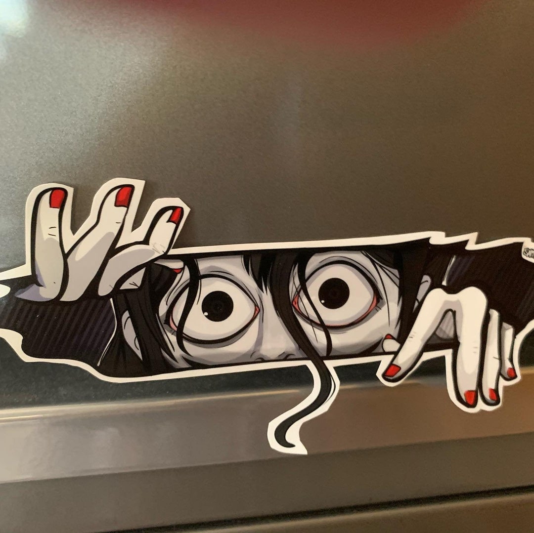 Sukima Onna. - 隙間女 - [the Gap Woman] - Urban Legend/yokai Sticker. - Etsy