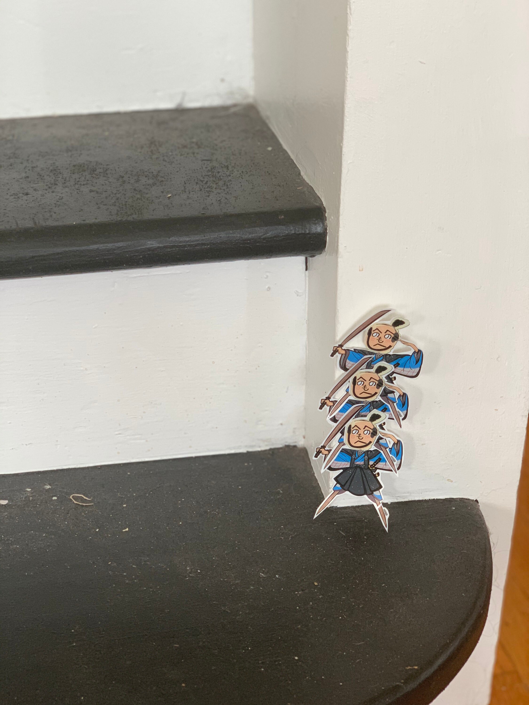 Chin Chin Kobakama Toothpick Warriors Samurai Yokai Art - Etsy