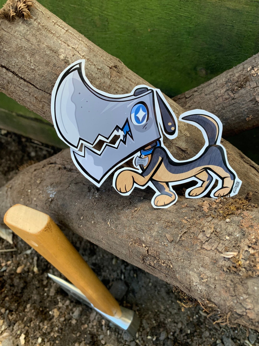 The Axe Handle Hound Fearsome Critter Cryptid Sticker - Etsy