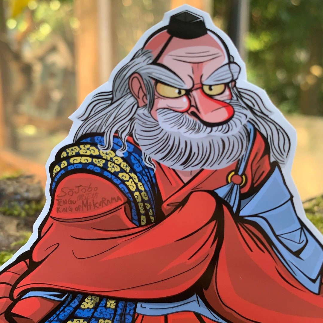 Sōjōbō 僧正坊 yokai Tengu King of Mount Kurama - Etsy