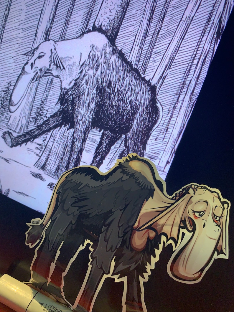 Hugag fearsome Critters 1910 Cryptid Sticker | Etsy