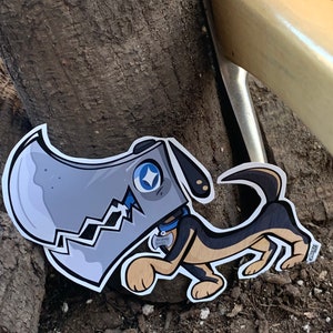 The Axe Handle Hound Fearsome Critter Cryptid Sticker - Etsy