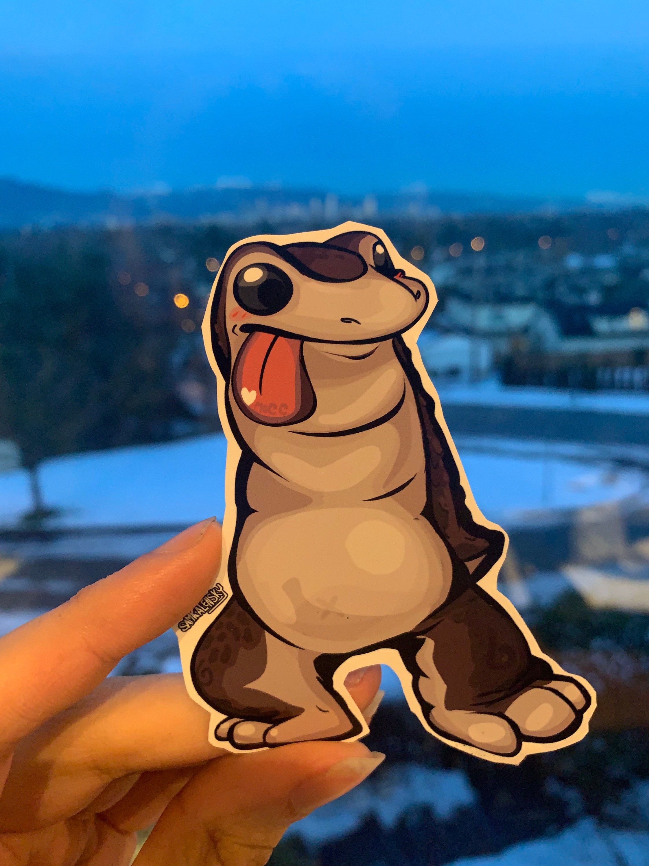 Mocc canada Mountain Creature Caught Running Behind Google - Etsy