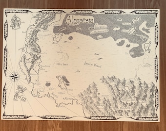 Alagaësia eragon Map - Etsy UK