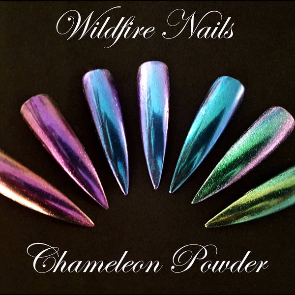 Chrome Nail Powder - Etsy