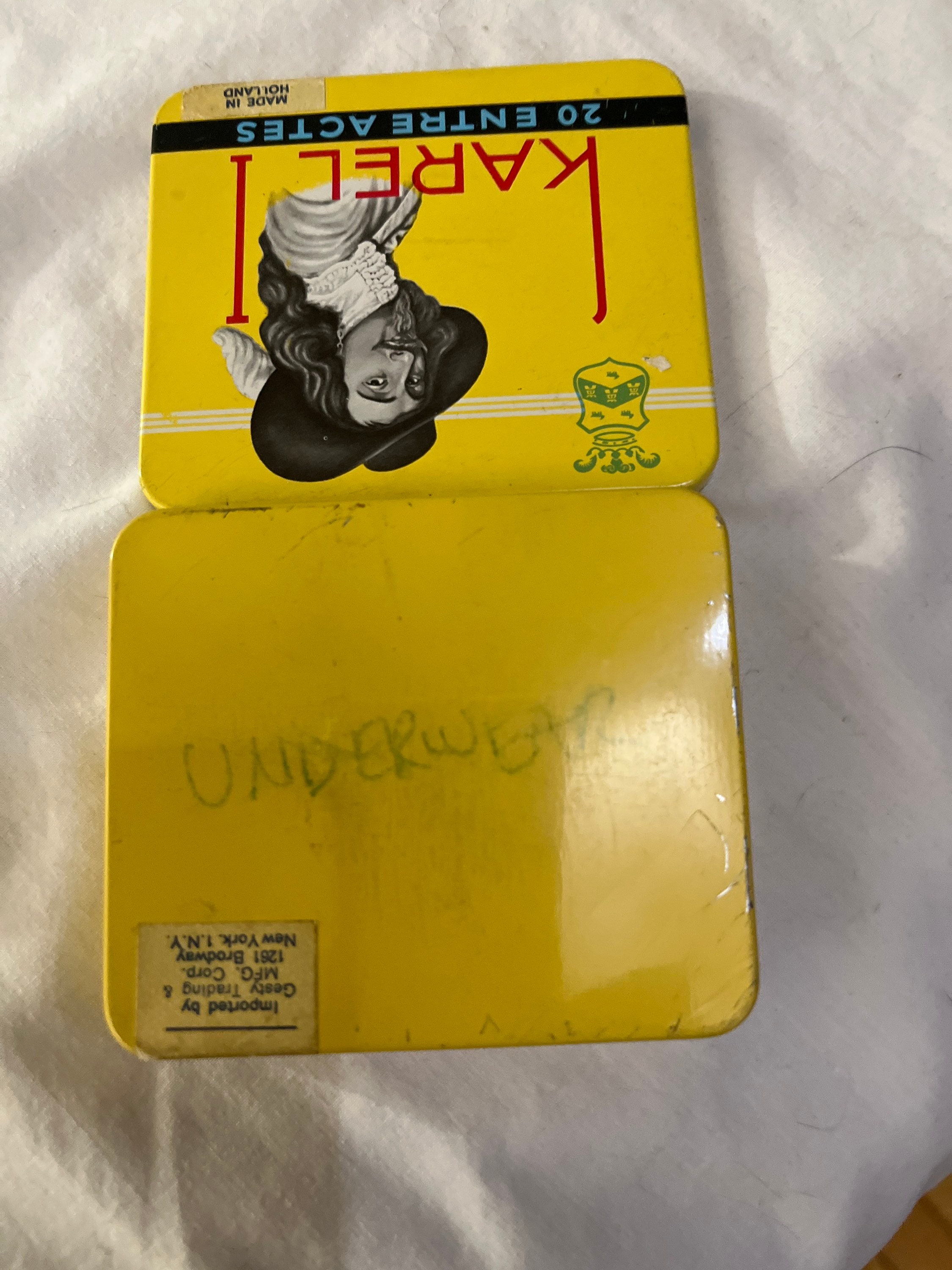 Karen Vintage Cigarettes Tin Box - Etsy